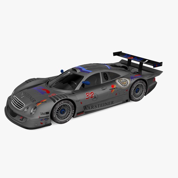 3d model mercedes clk gtr