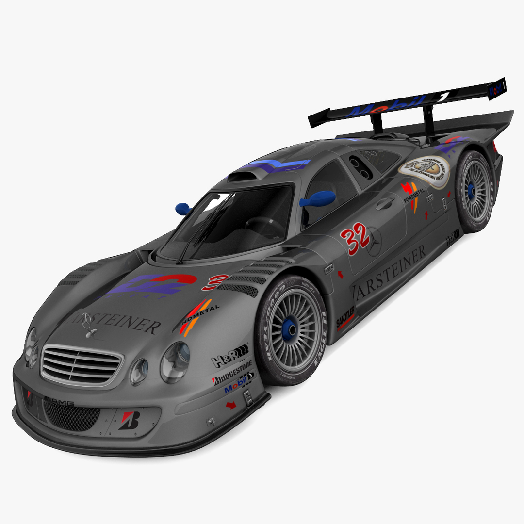 3d model mercedes clk gtr