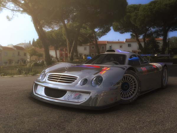 3d model mercedes clk gtr