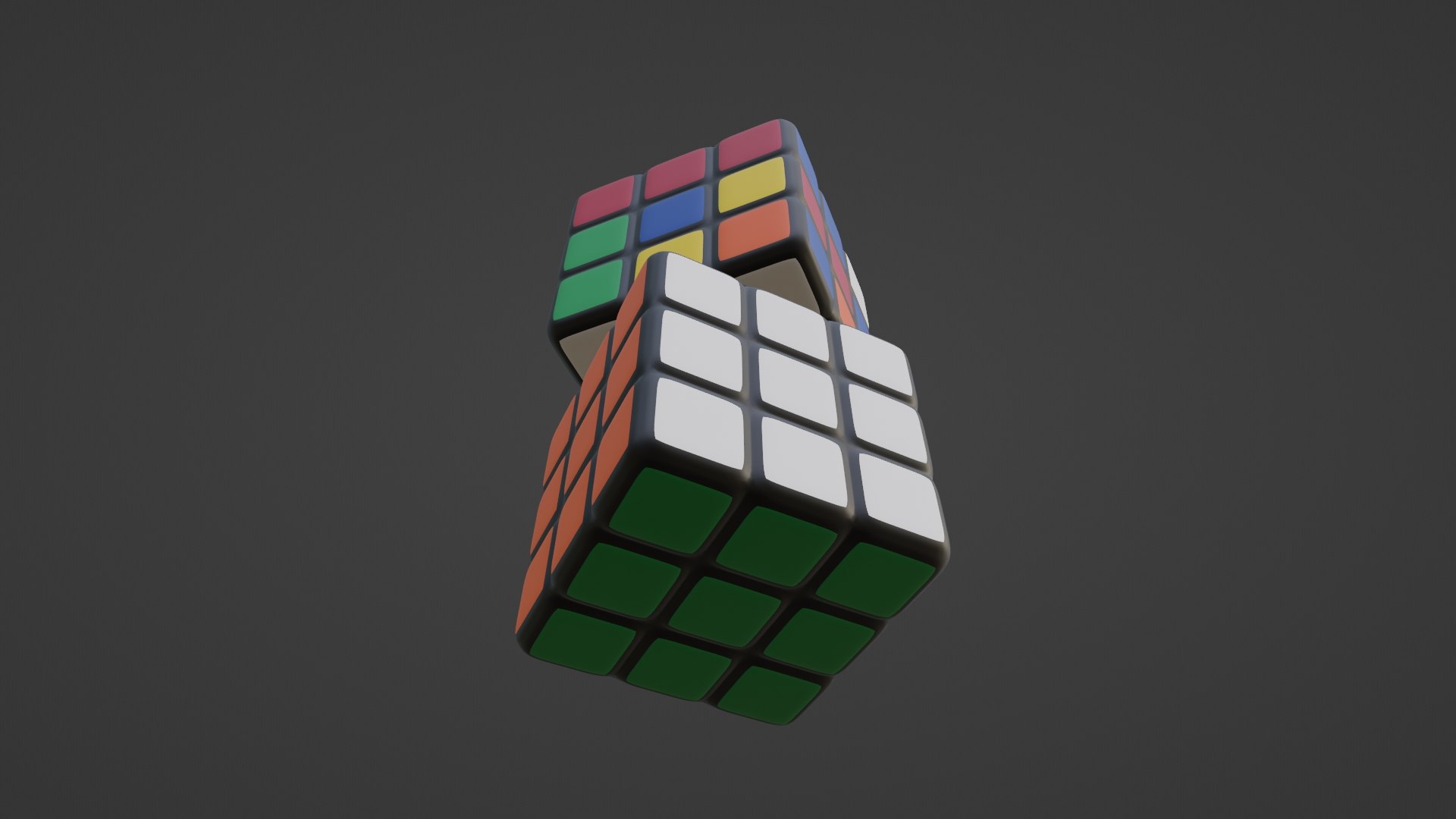 Puzzle Cube Rubik 3D Model - TurboSquid 2036547