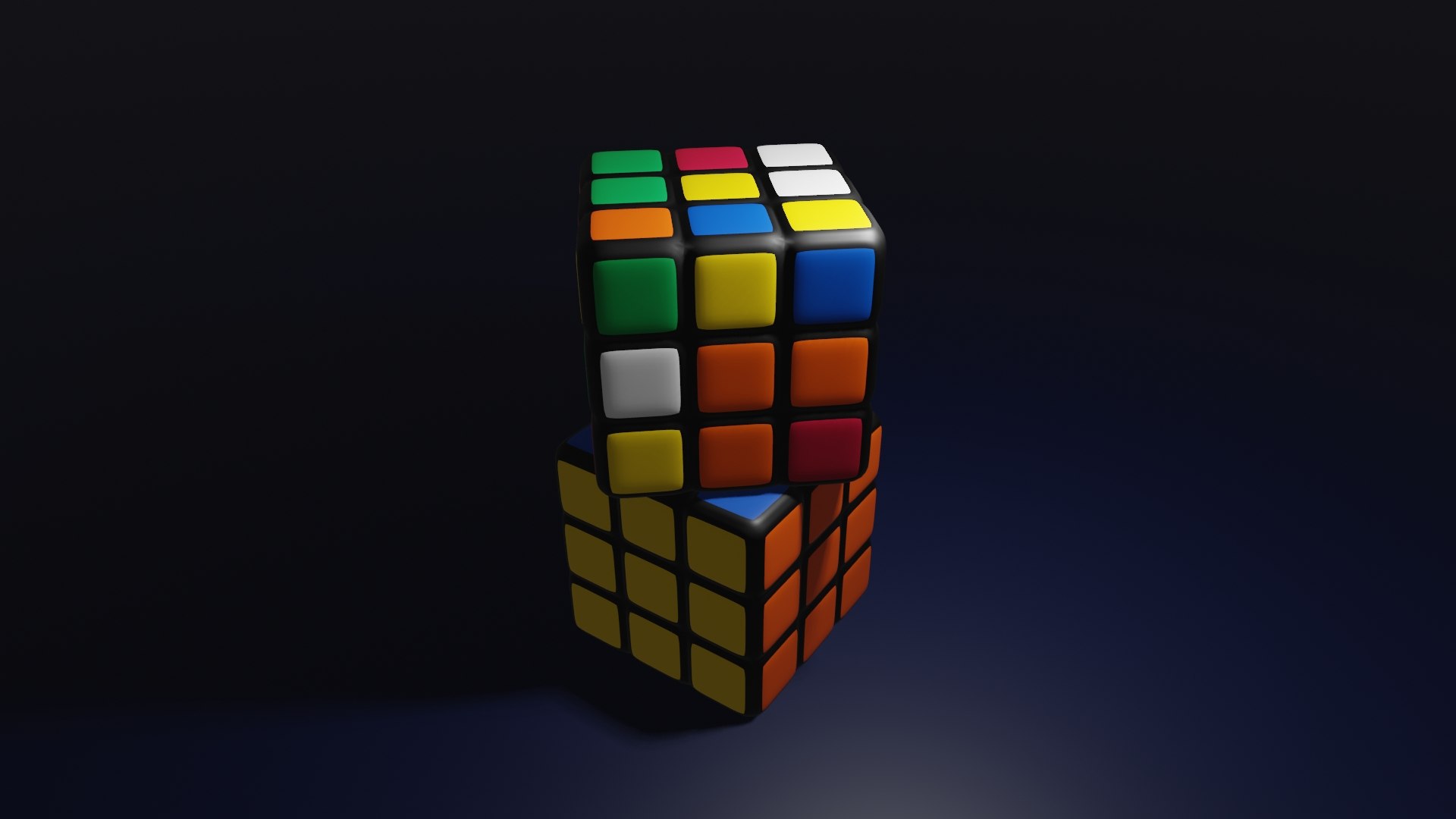 Puzzle Cube Rubik 3D Model - TurboSquid 2036547