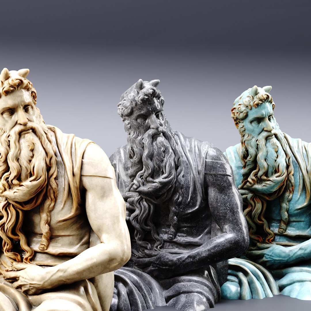 Moses Sculpture Model - TurboSquid 2258331