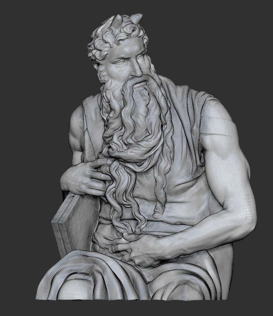 Moses Sculpture Model - TurboSquid 2258331