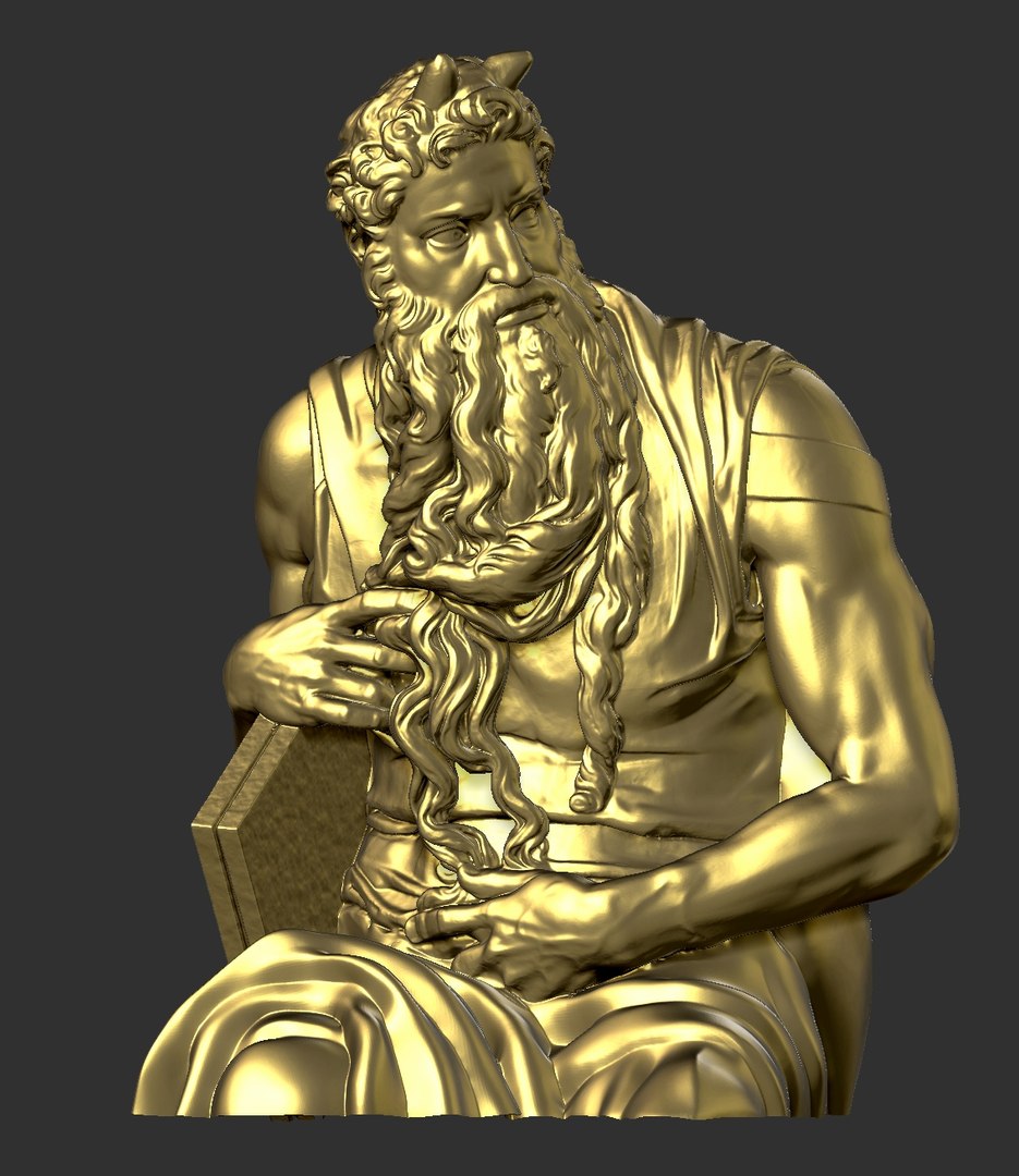 Moses Sculpture Model - TurboSquid 2258331