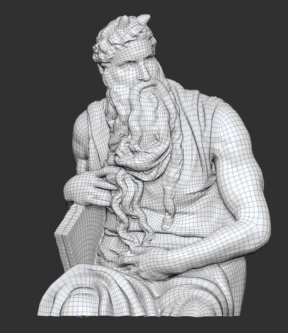 Moses Sculpture Model - TurboSquid 2258331