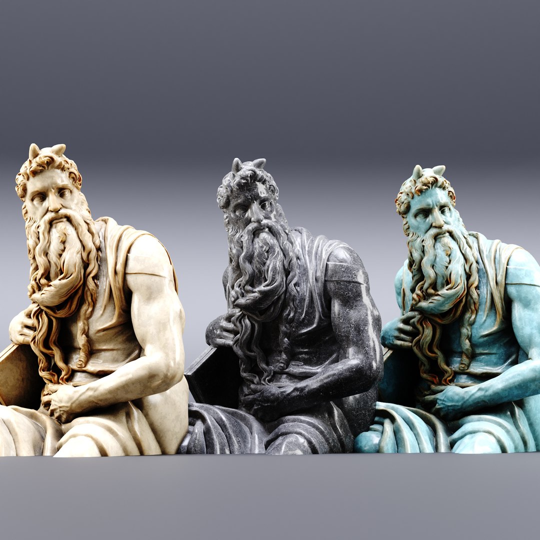 Moses Sculpture Model - TurboSquid 2258331