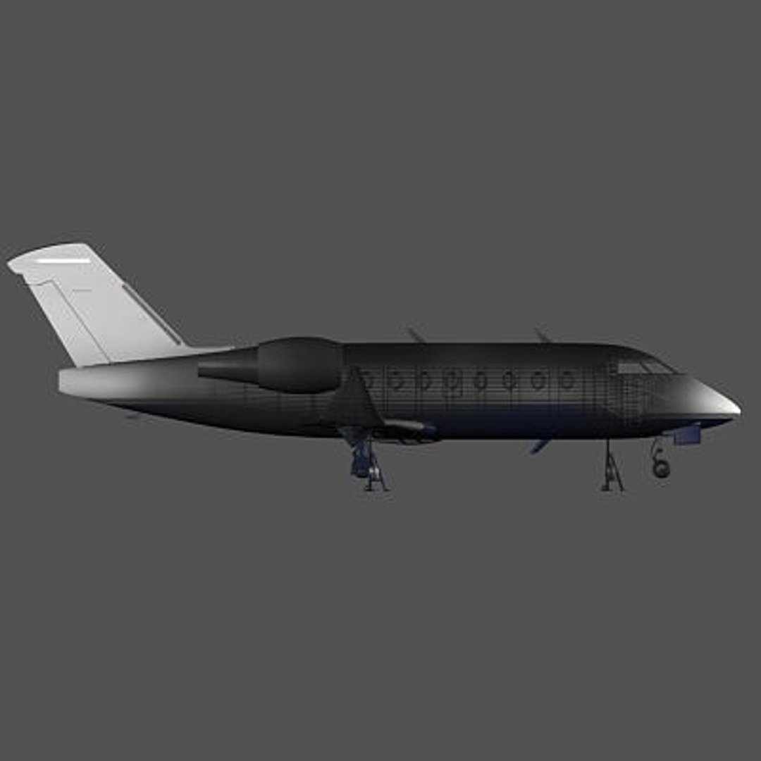 Challenger Plane Airplane 3d Model