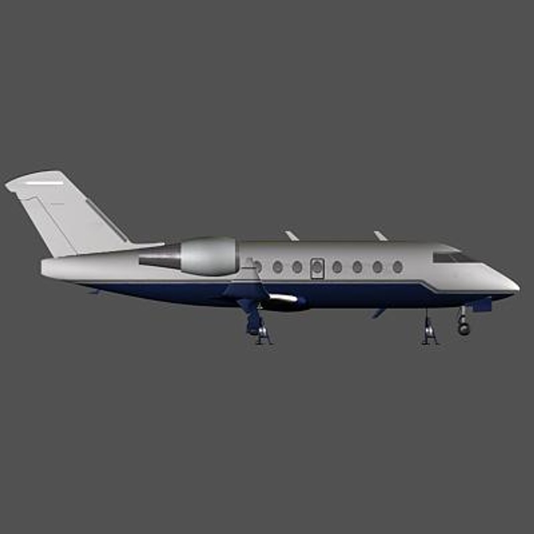 Challenger Plane Airplane 3d Model