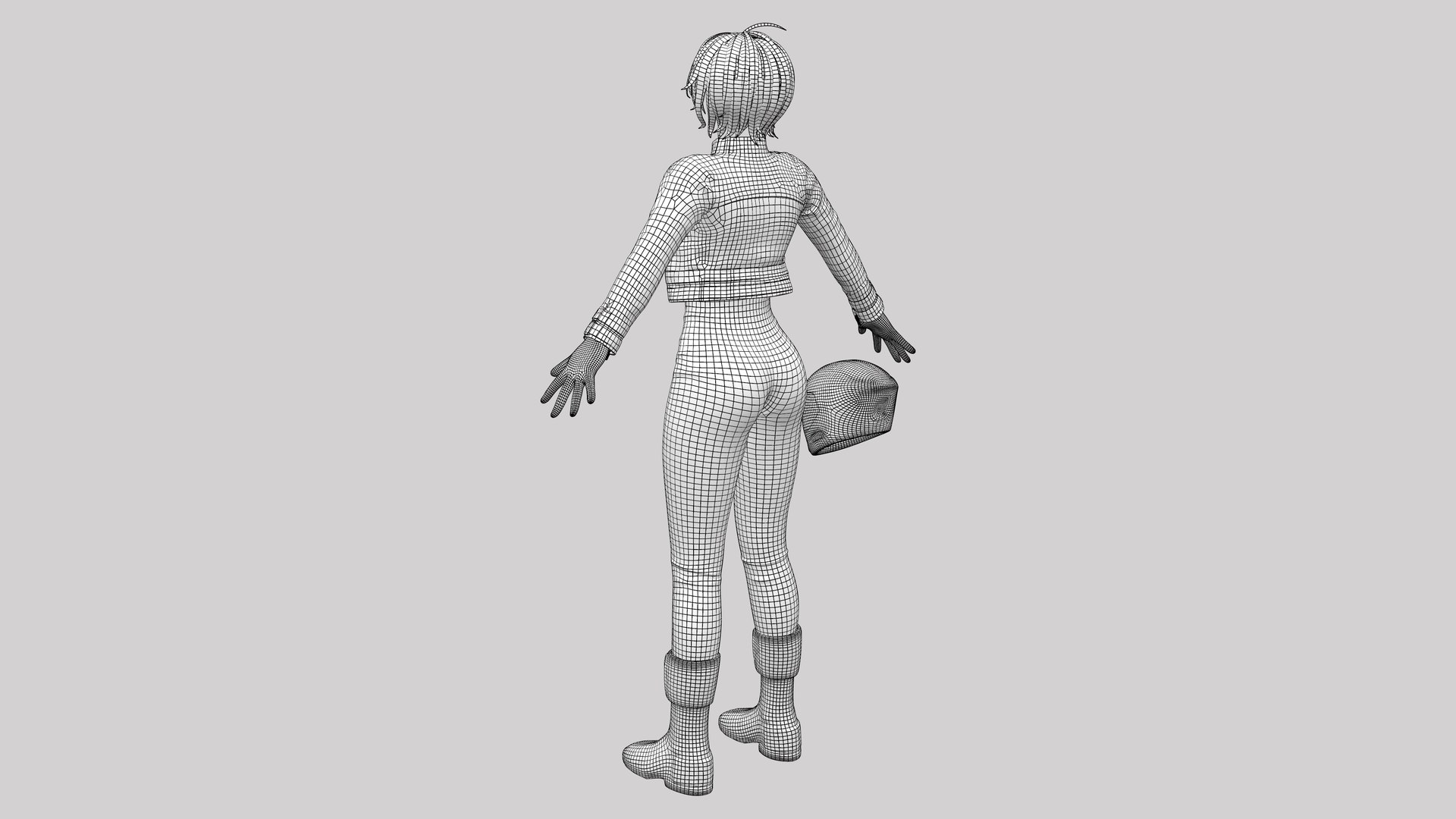 Sci-fi Female Rider Outfit 3D Model - TurboSquid 2076055