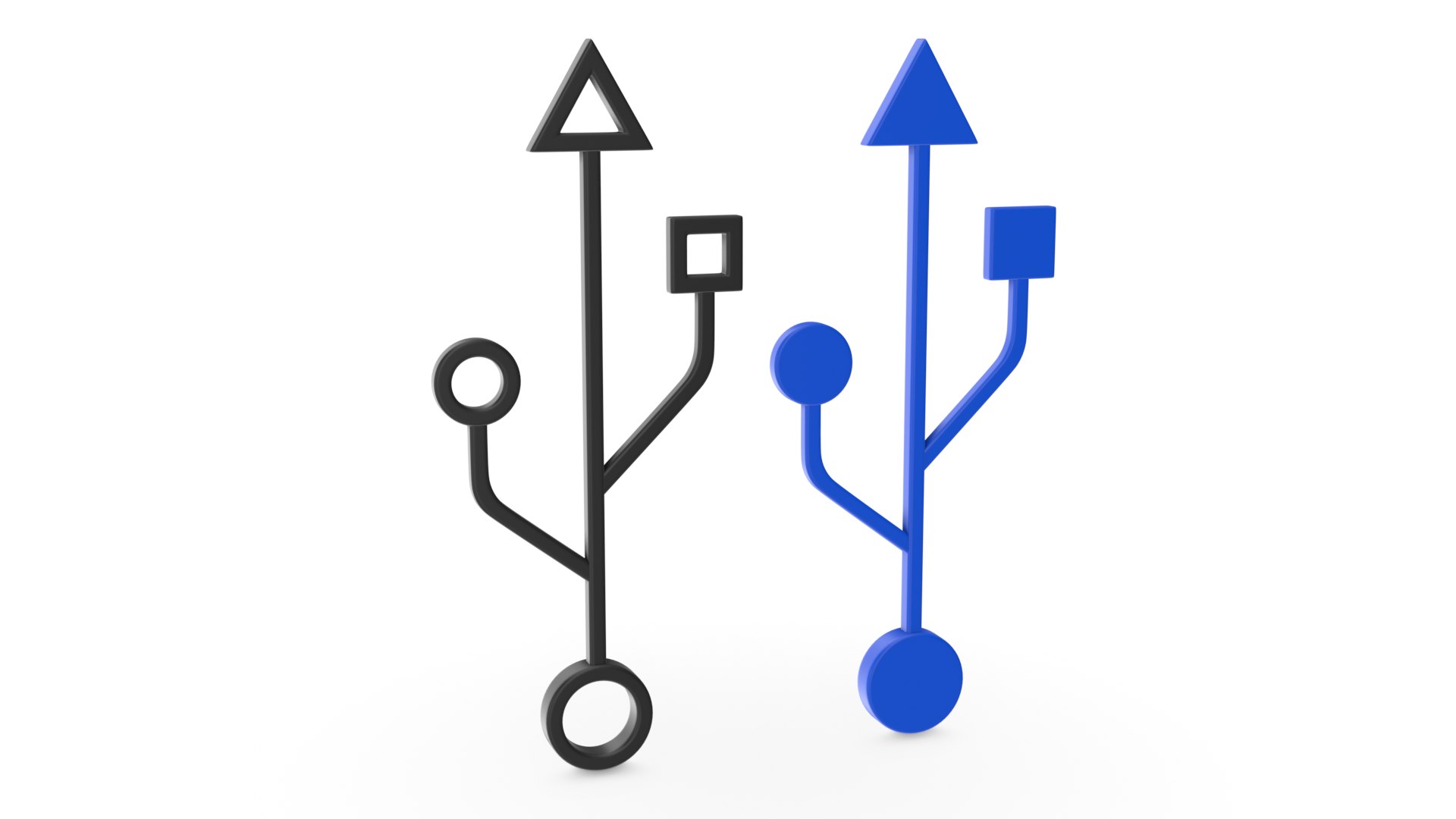 Usb Symbol 3D Model - TurboSquid 2133924