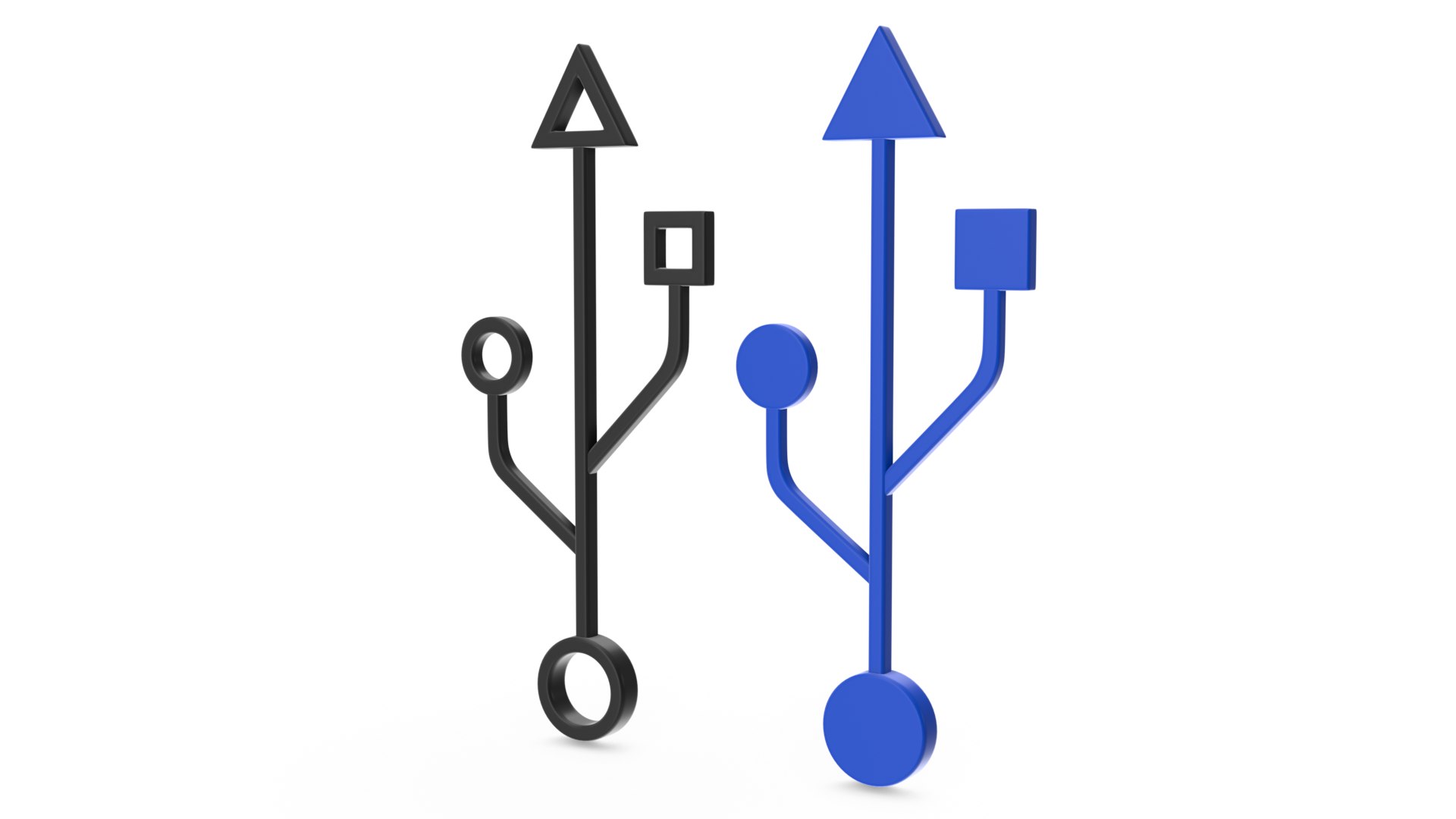 Usb Symbol 3D Model - TurboSquid 2133924