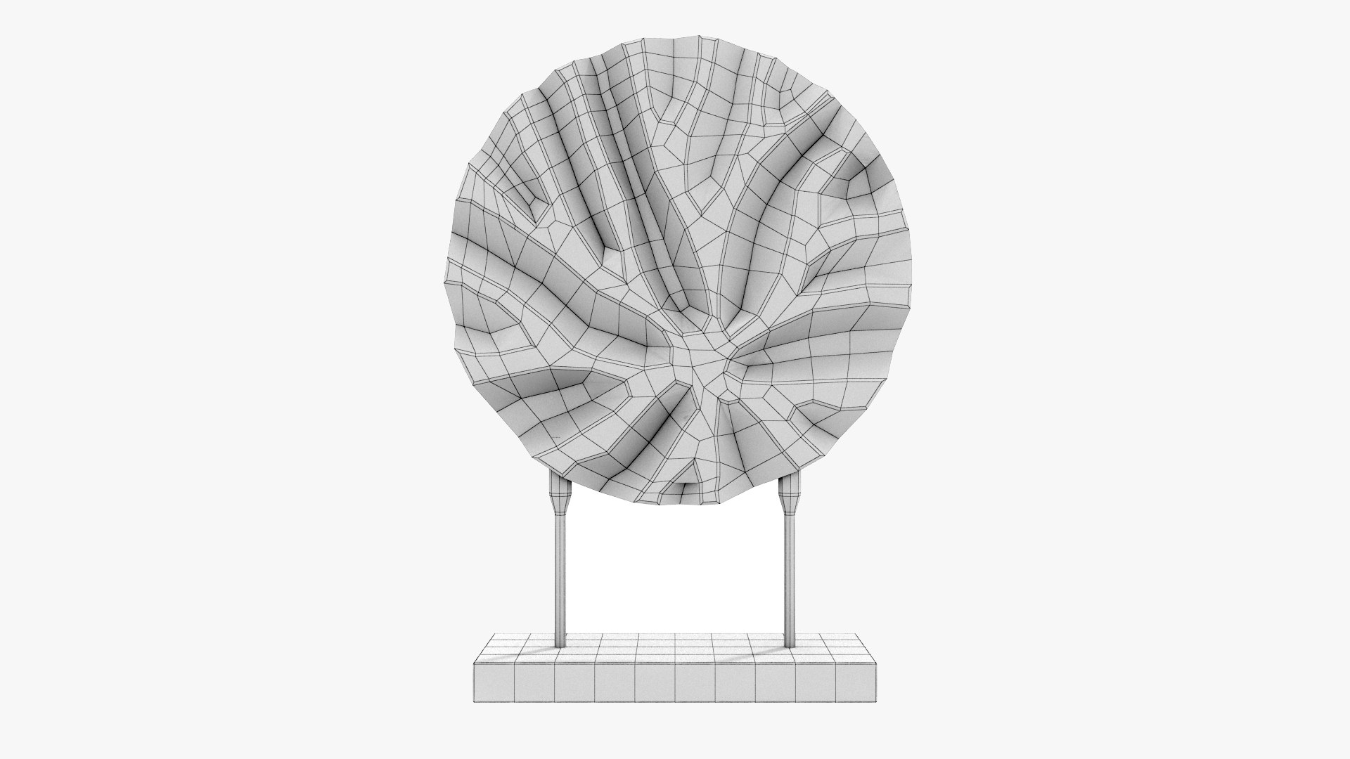 3D Sculpture Round Abstract Decor 1 - TurboSquid 2100586