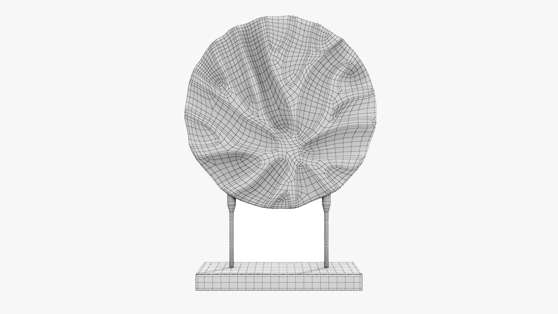 3D Sculpture Round Abstract Decor 1 - TurboSquid 2100586