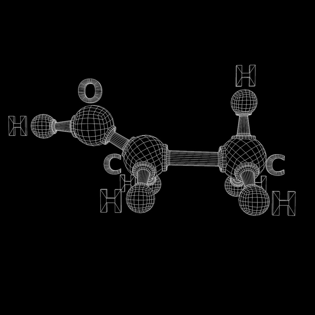 3D Model Modeled Ethanol Molecule - TurboSquid 1380621
