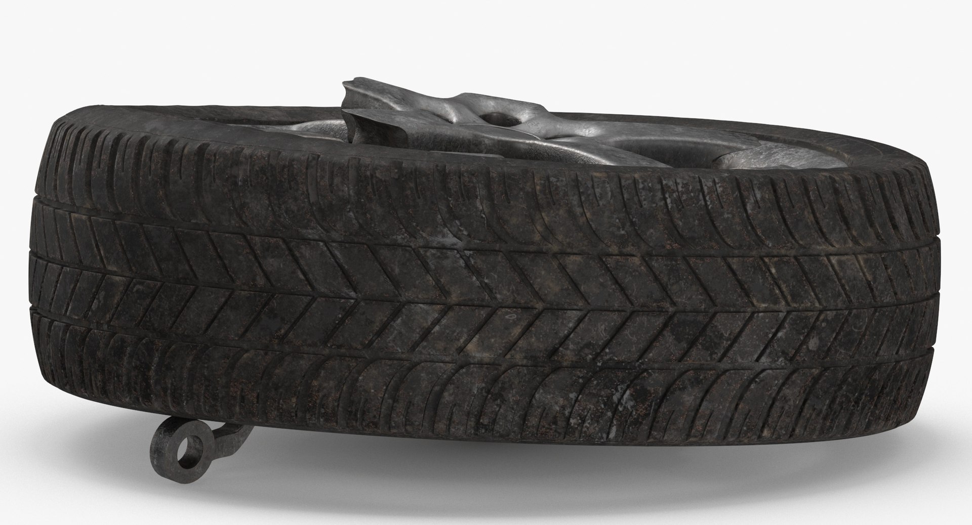 3D Vehicle Mechanical Parts Loose Wheel model - TurboSquid 1978623