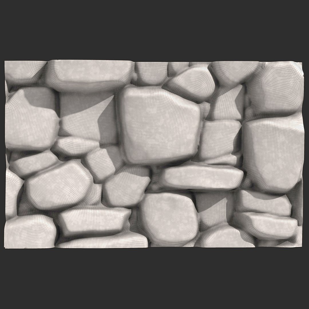 3D Model Stone Wall 039 - TurboSquid 2301808