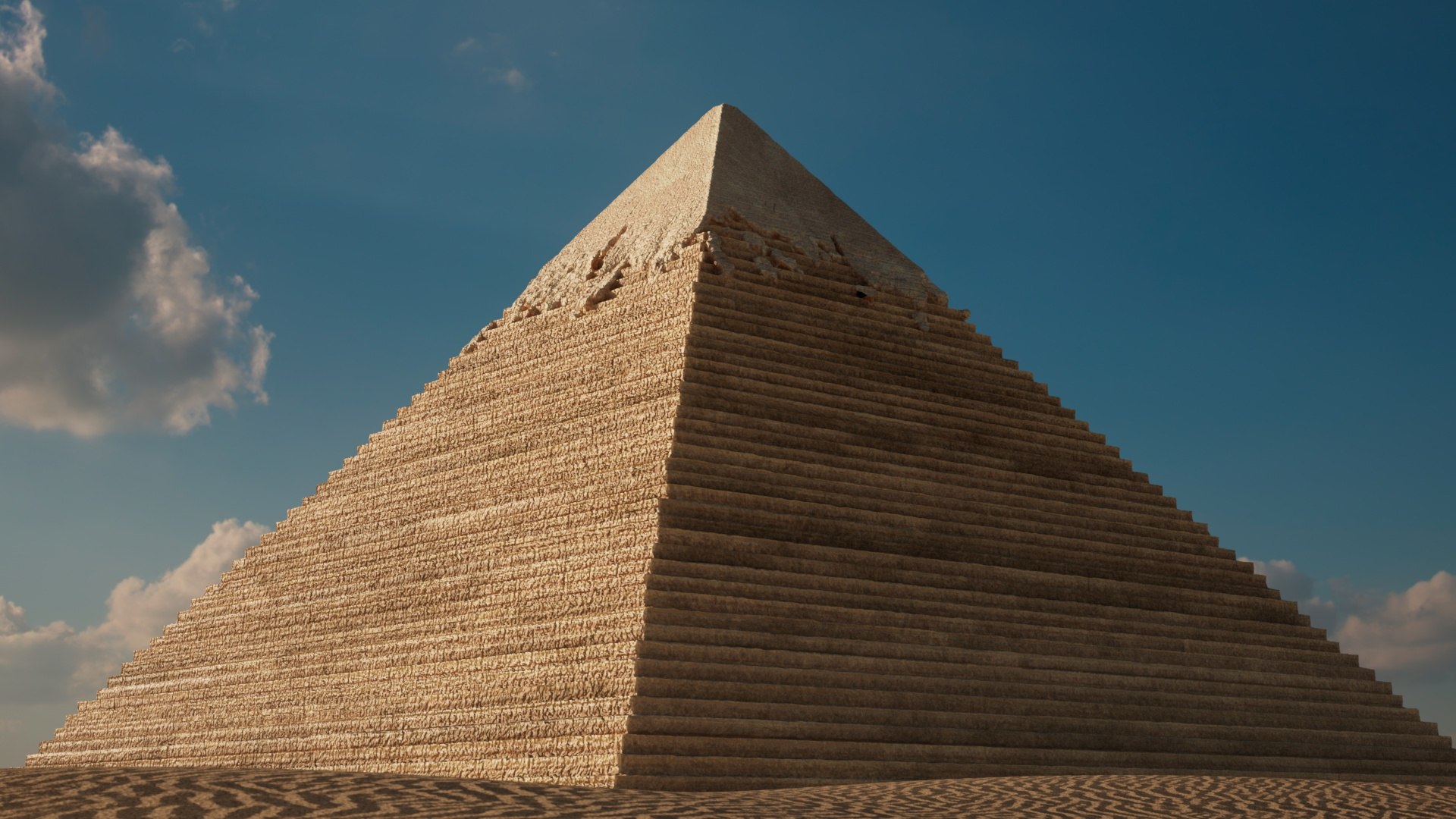 3D Model Egyptian Pyramids - TurboSquid 2174701