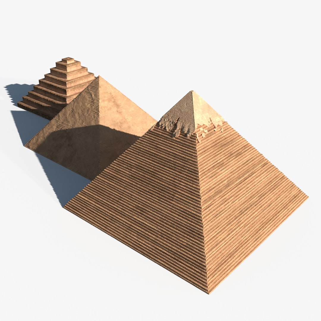3D Model Egyptian Pyramids - TurboSquid 2174701