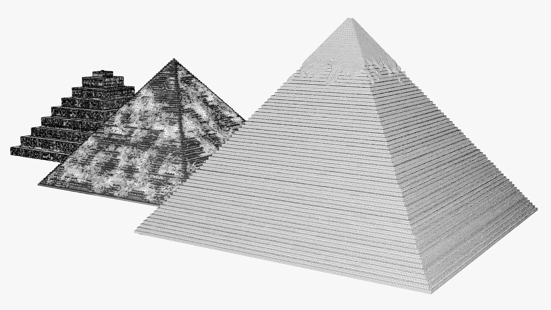 3D Model Egyptian Pyramids - TurboSquid 2174701