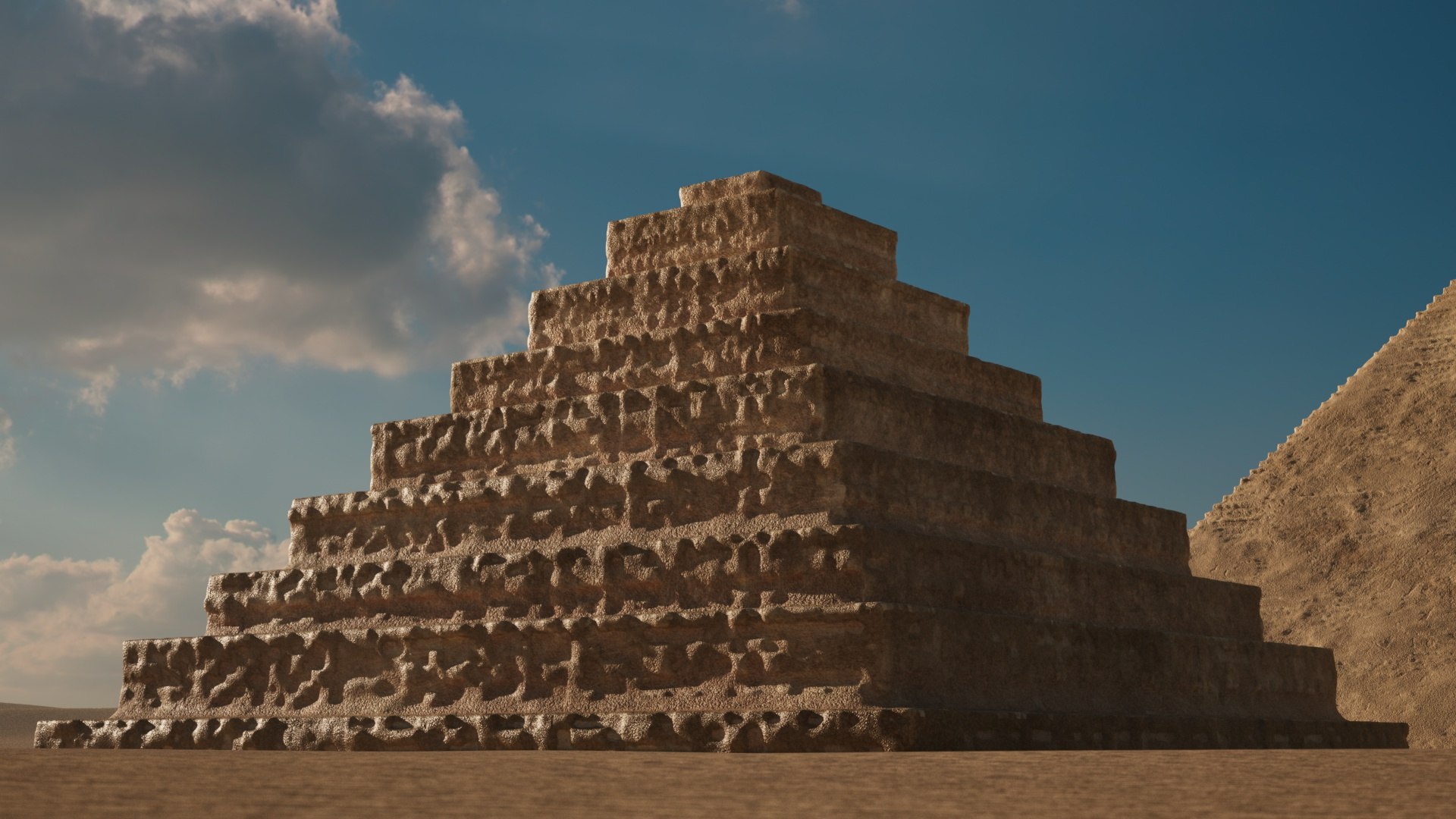 3D Model Egyptian Pyramids - TurboSquid 2174701