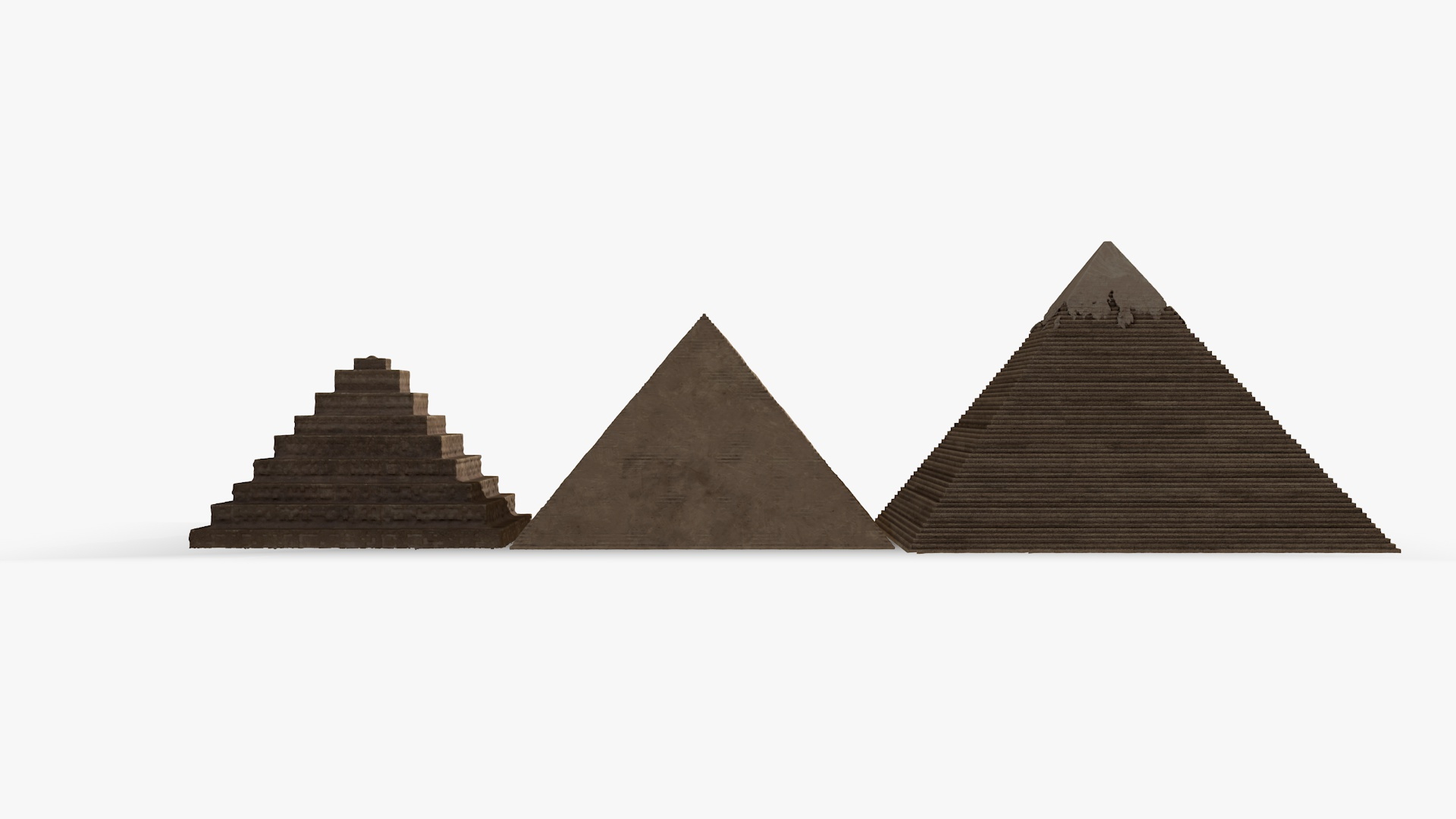 3D Model Egyptian Pyramids - TurboSquid 2174701