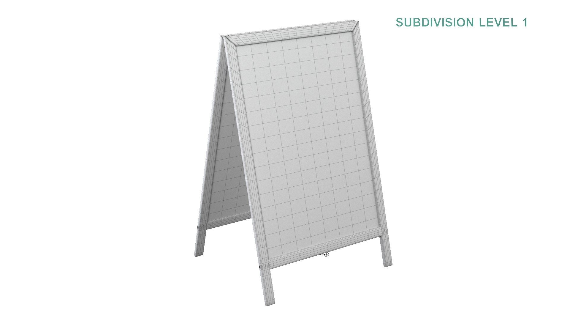 3D Model Menu Board - TurboSquid 1780727