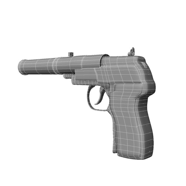 3d model pb 6p9 silenced pistol