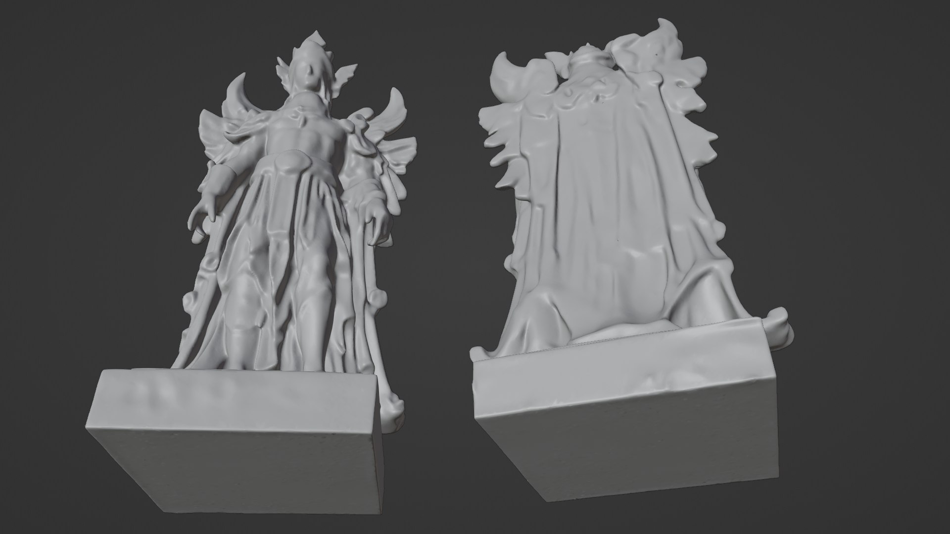 Ancient Guardian Statue 02 3D Model - TurboSquid 2349934