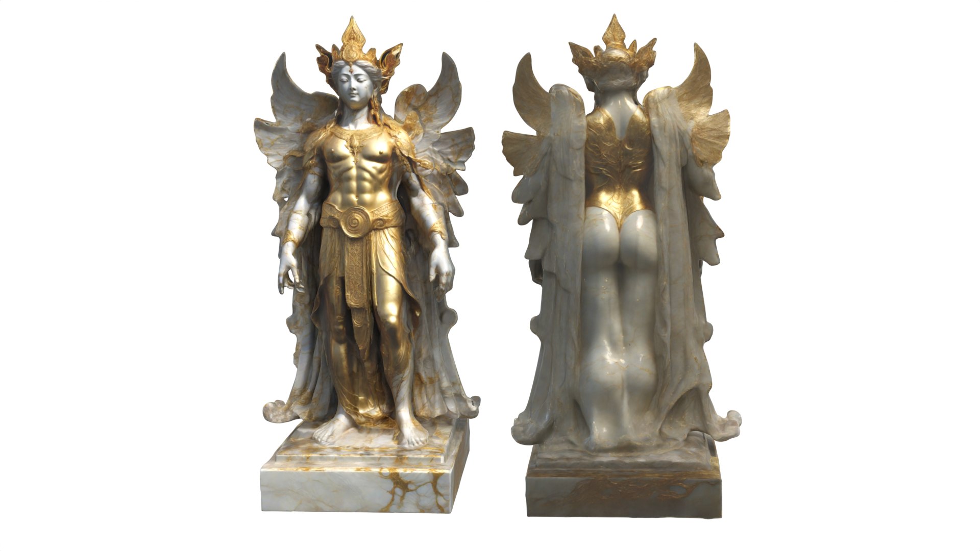 Ancient Guardian Statue 02 3D Model - TurboSquid 2349934