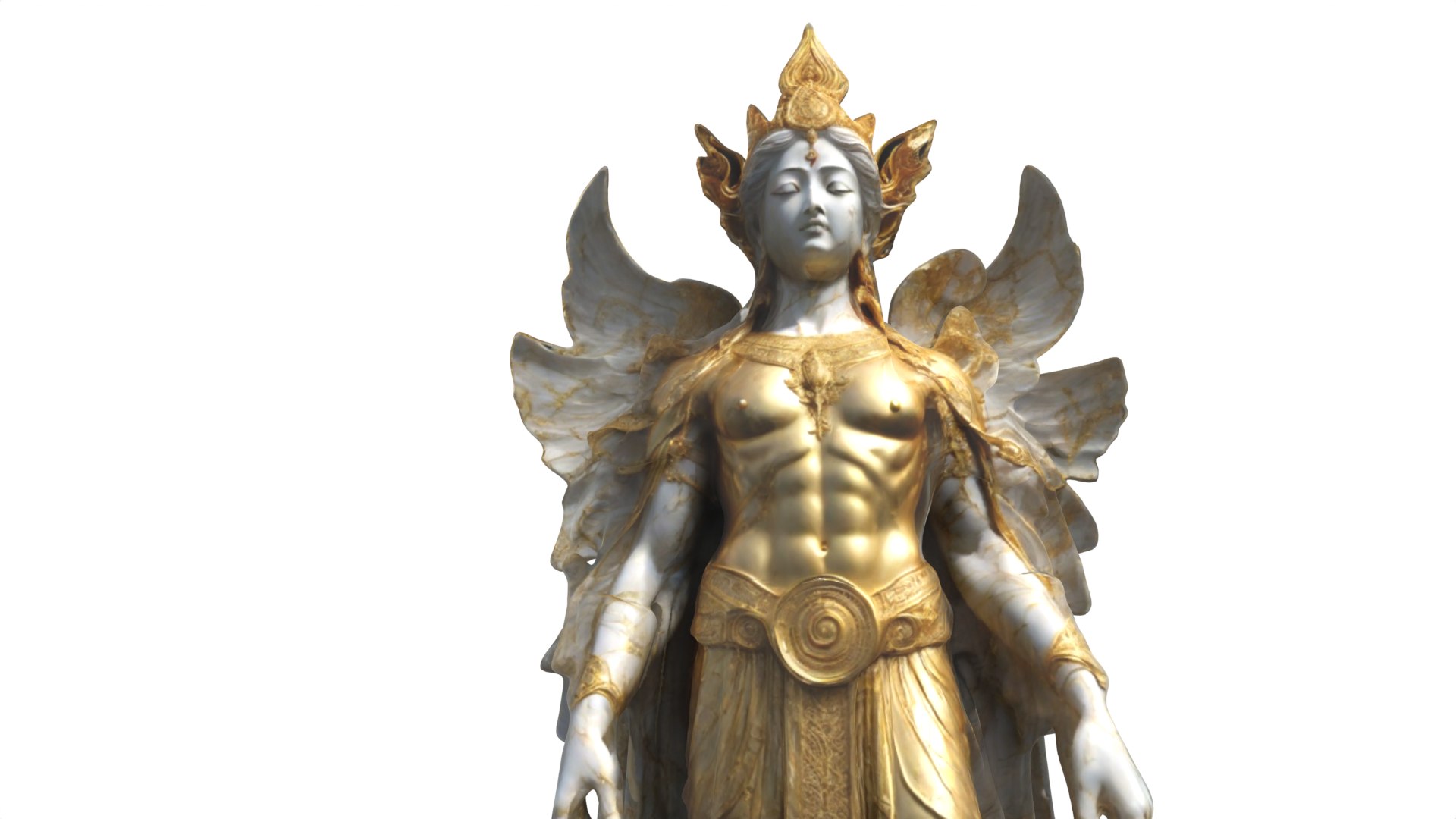 Ancient Guardian Statue 02 3D Model - TurboSquid 2349934