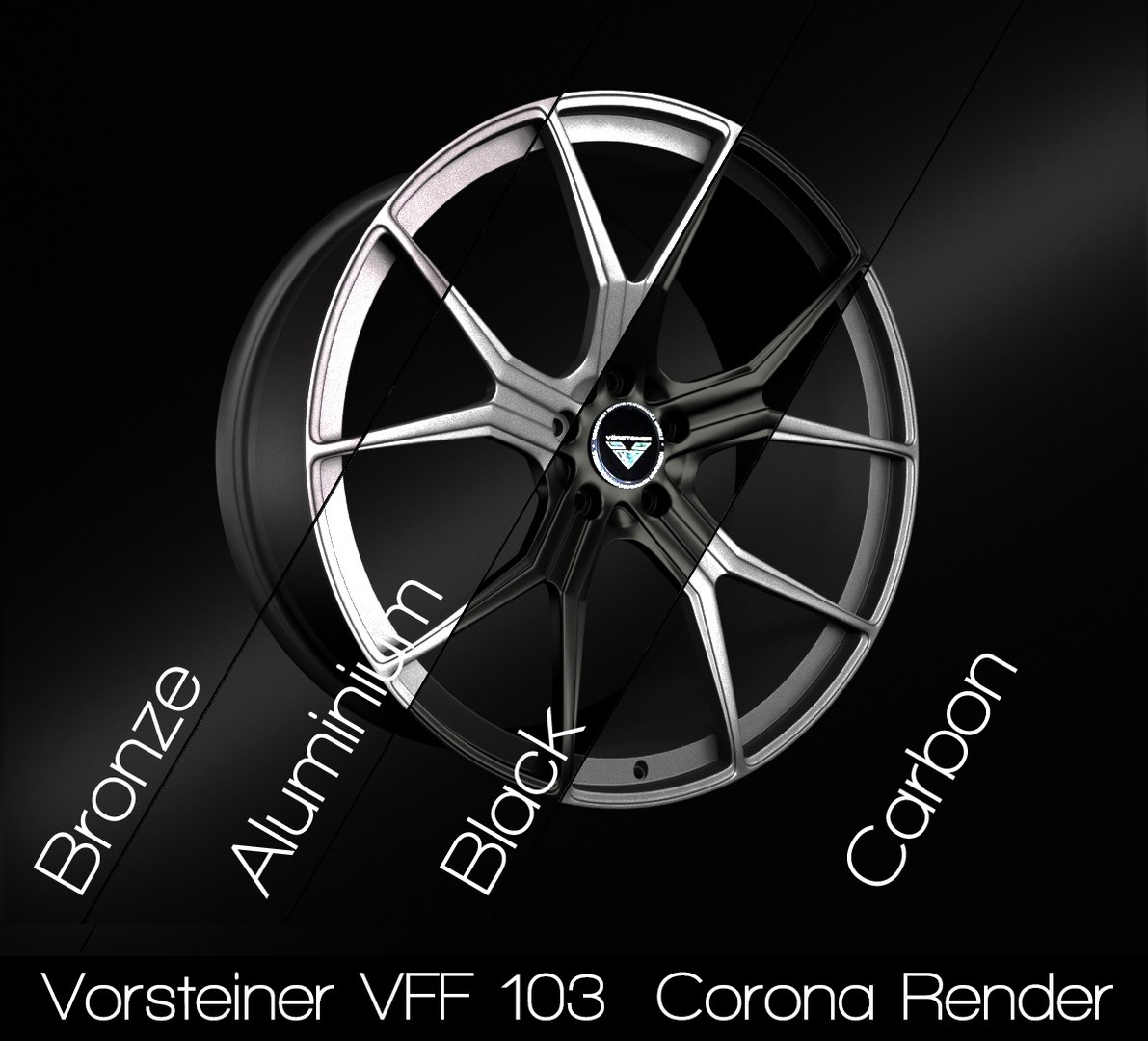 Vorsteiner Vff 103 Rim 3D Model - TurboSquid 1382547