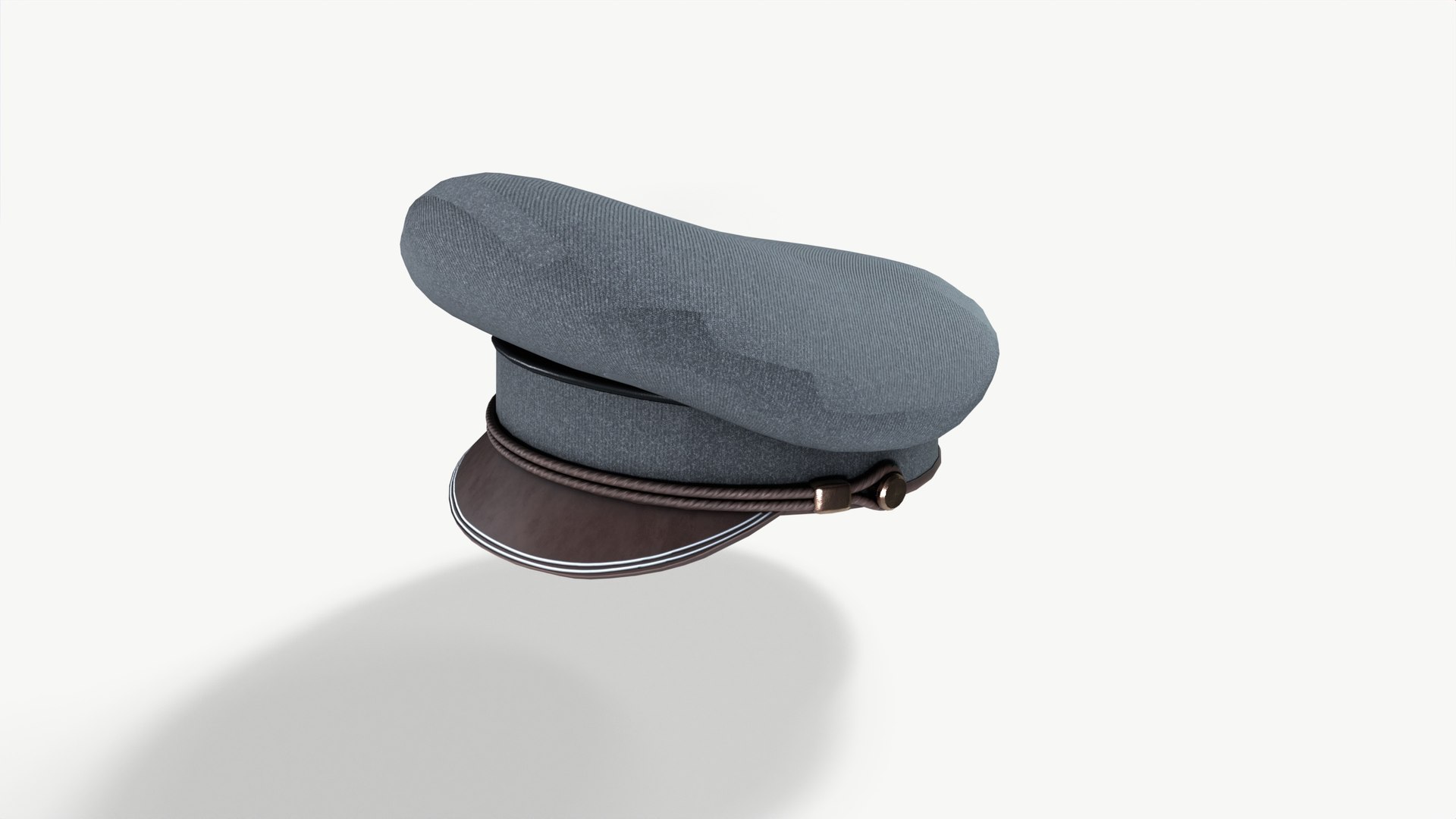 Officer Cap 3D Model - TurboSquid 2357852