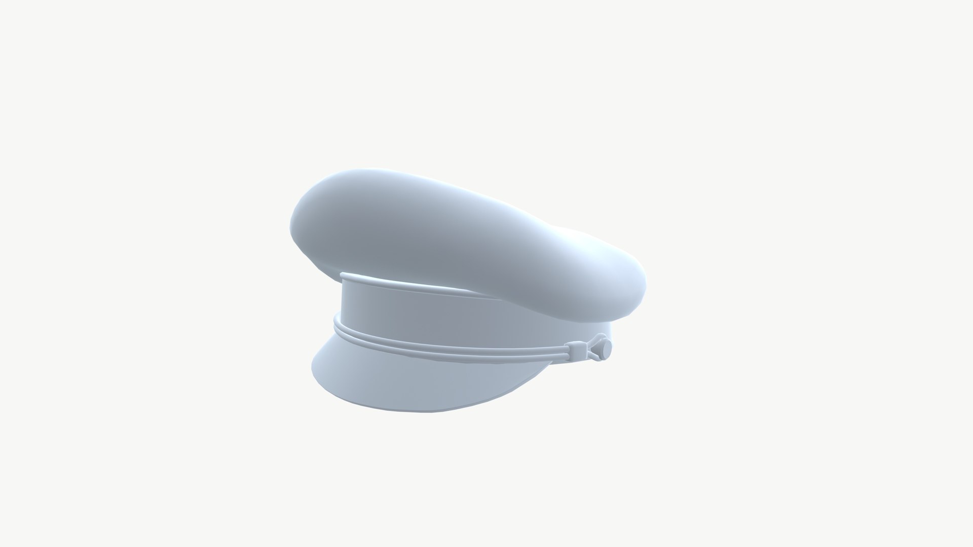 Officer Cap 3D Model - TurboSquid 2357852