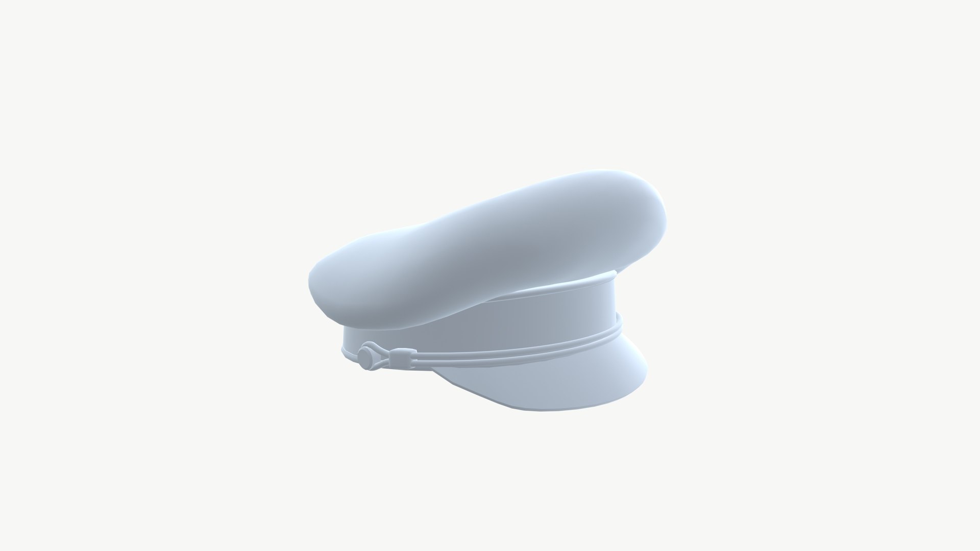 Officer Cap 3D Model - TurboSquid 2357852