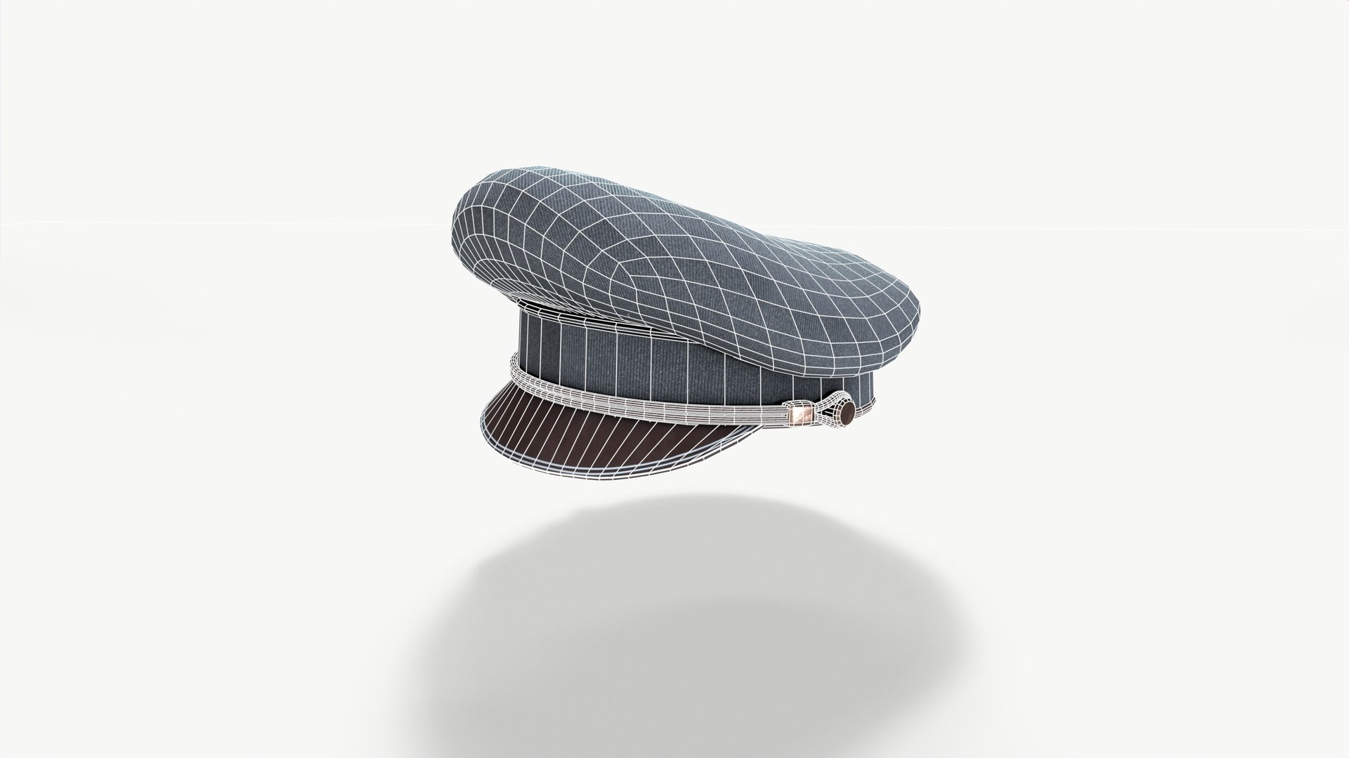 Officer Cap 3D Model - TurboSquid 2357852
