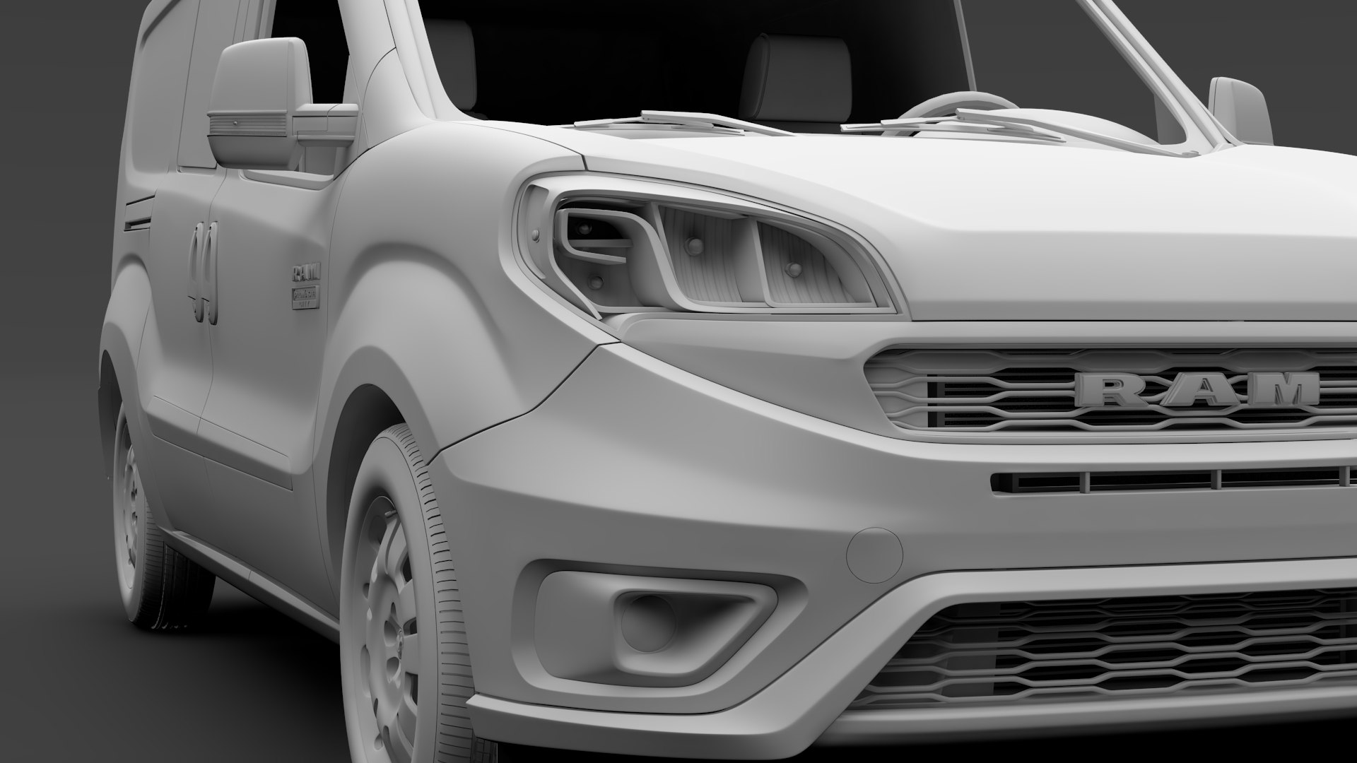 3D Ram Promaster City Tradesman Model - TurboSquid 1360656