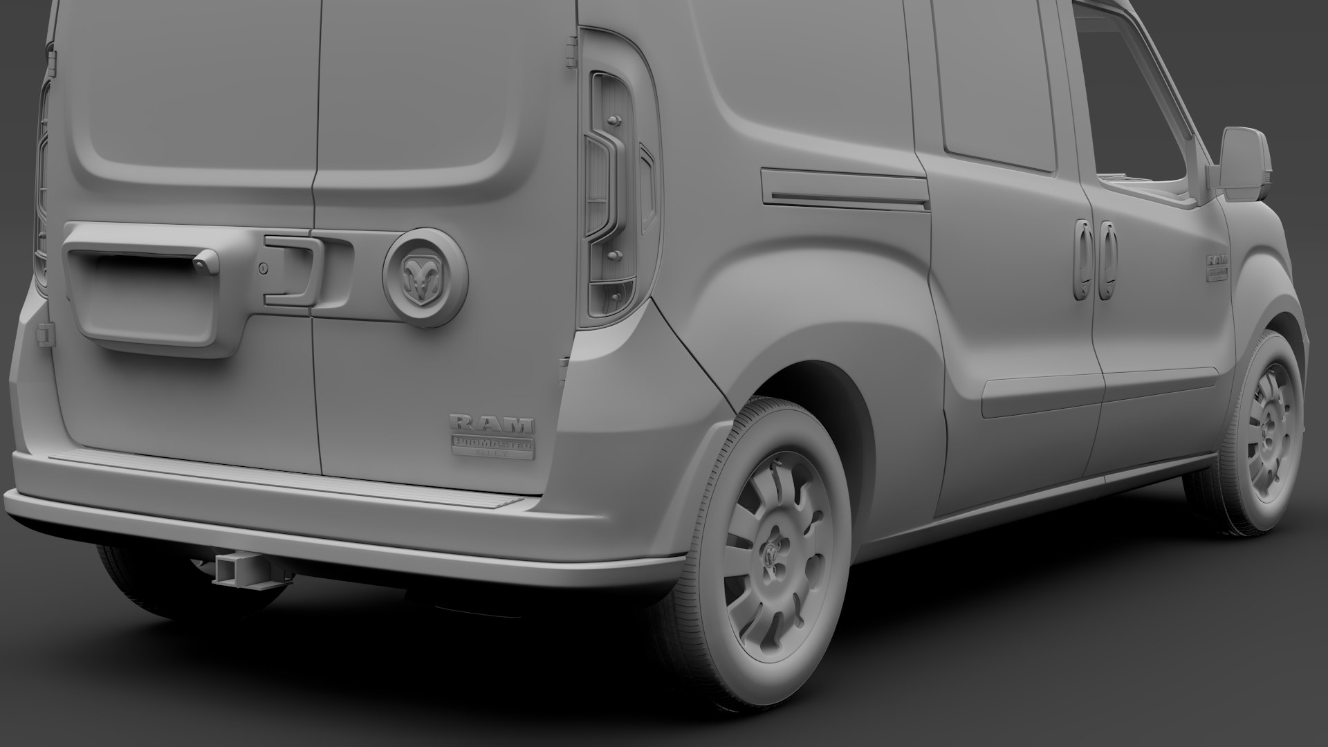 3D Ram Promaster City Tradesman Model - TurboSquid 1360656