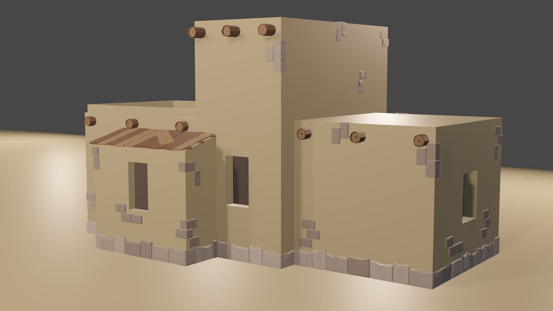 Desert House Pack 3D Model - TurboSquid 1598840