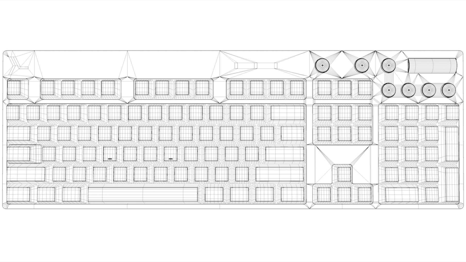 3D Octane Modeled Logitech Keyboard - TurboSquid 1362309