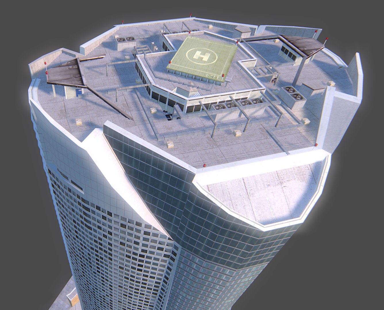 Mori Tower 3d Model
