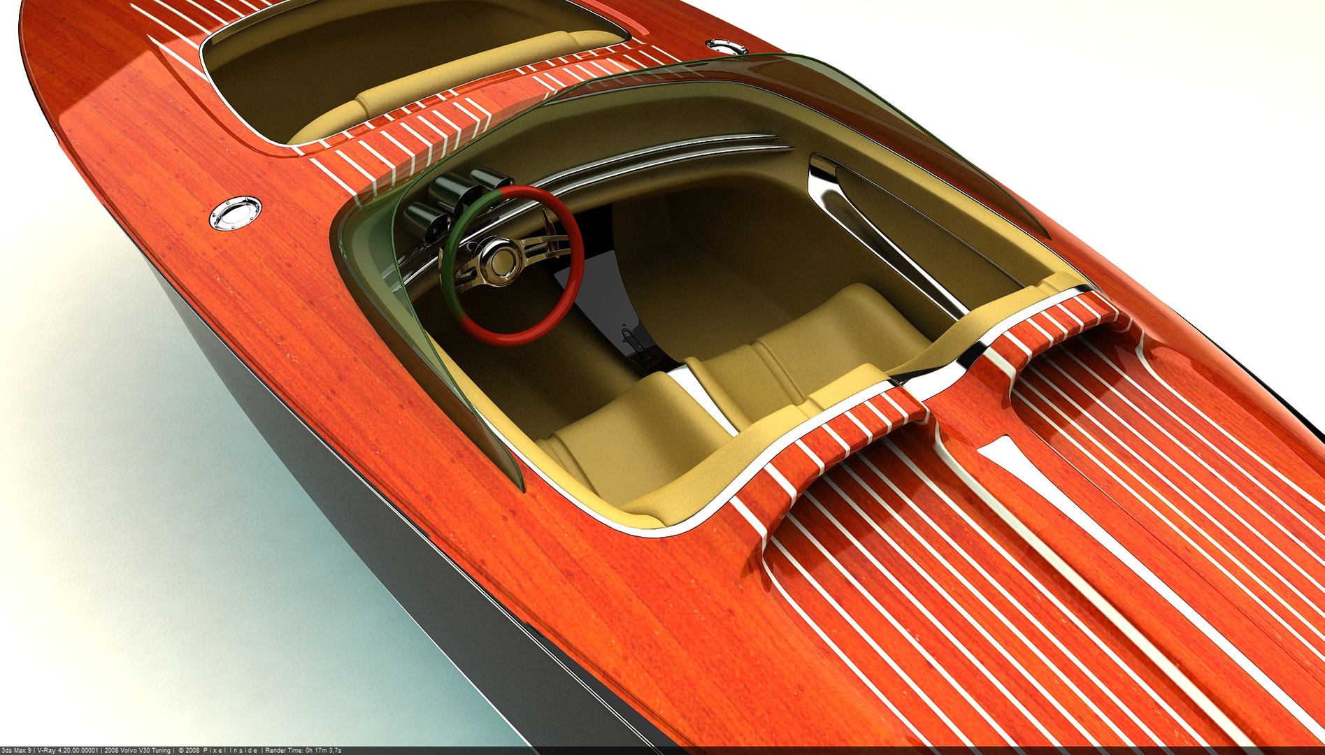 3D boat speedboat retro - TurboSquid 1675978