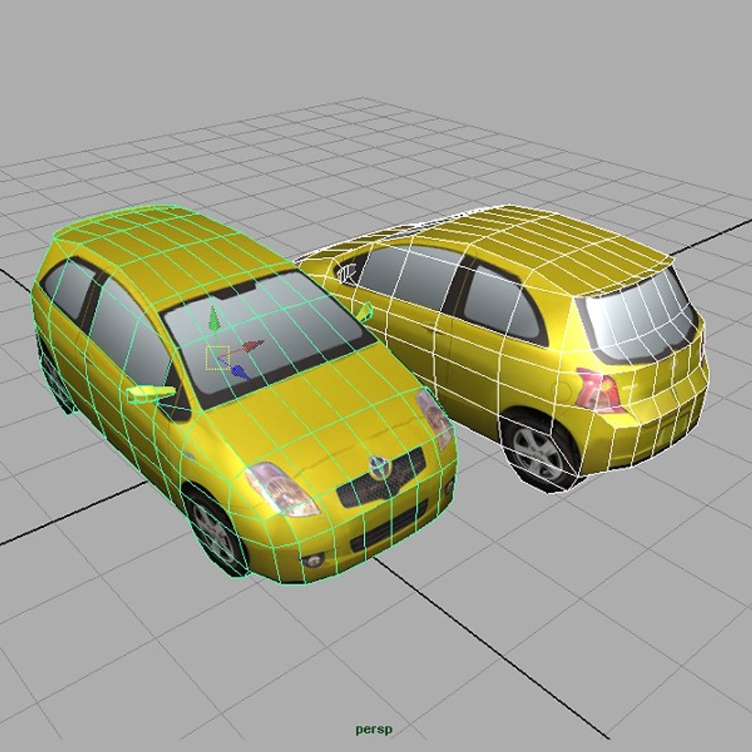 Toyota Yaris Car 3d Model