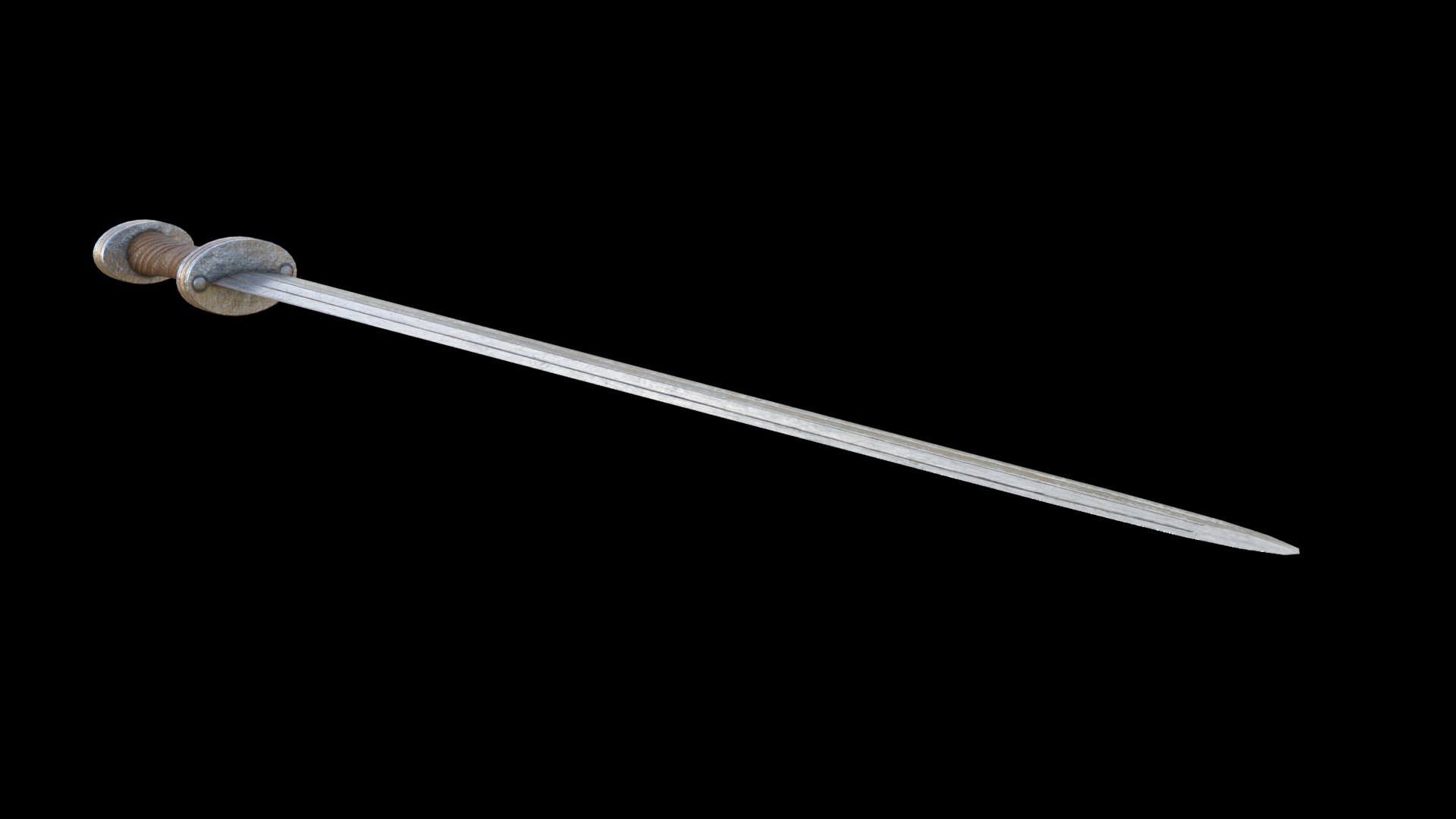 3D Roman Spatha model - TurboSquid 2146298