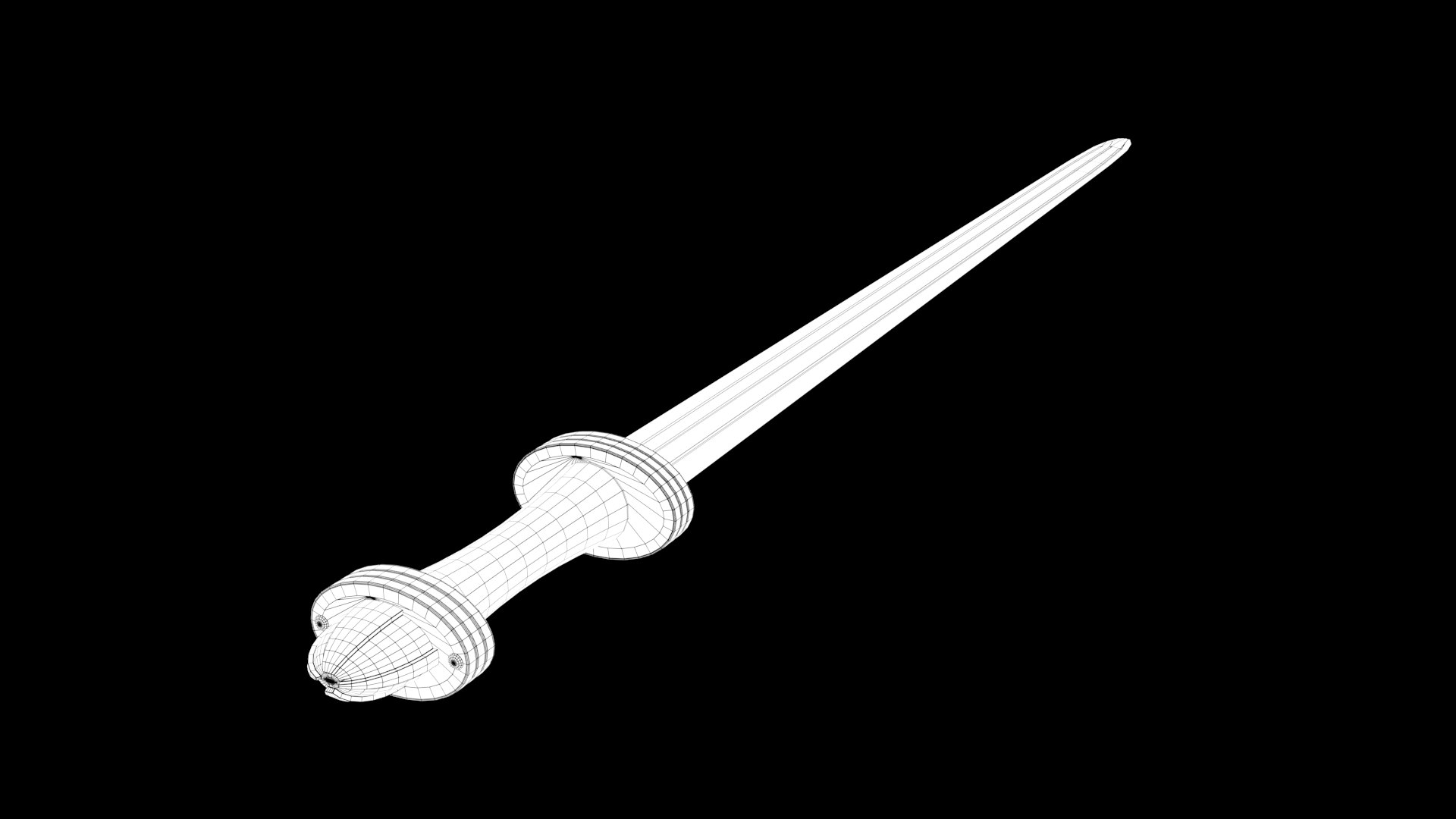 3D Roman Spatha model - TurboSquid 2146298