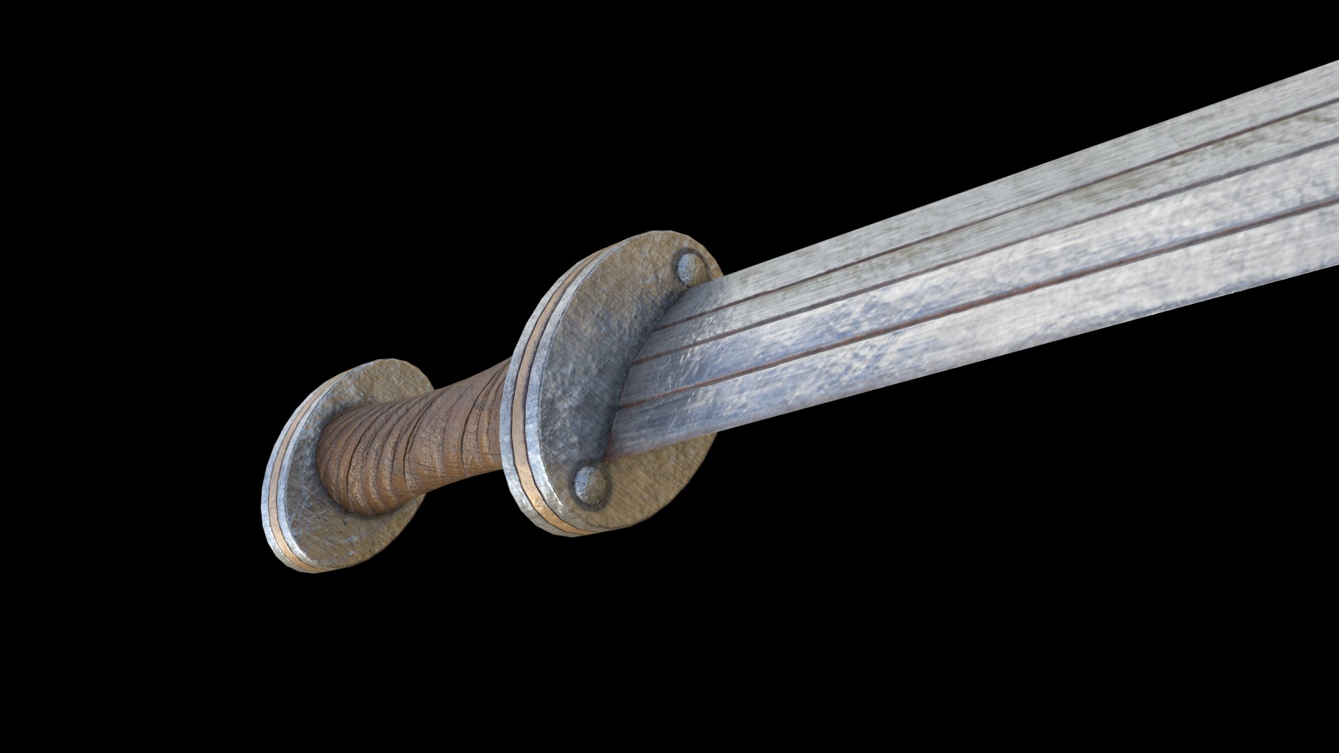 3D Roman Spatha model - TurboSquid 2146298
