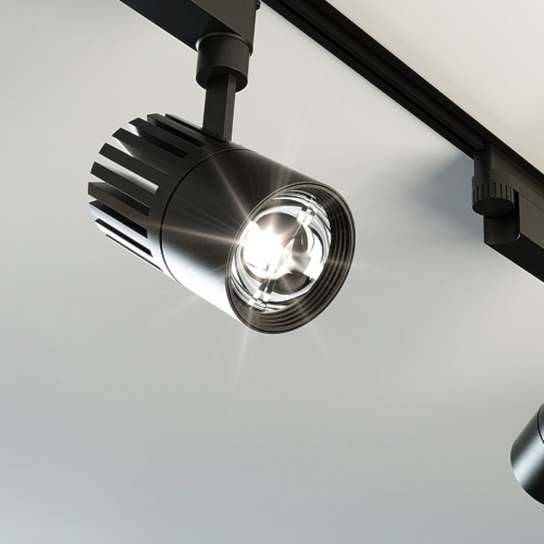 3D model Modern Track Spotlight Model - TurboSquid 2062209