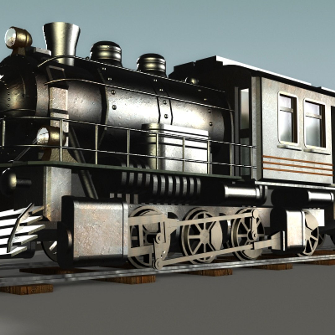 Locomotive Engine 3d Model