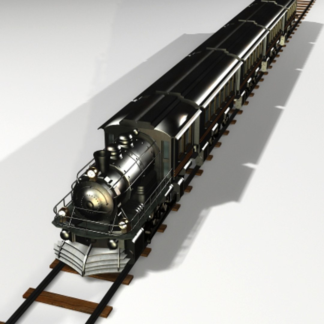 Locomotive Engine 3d Model