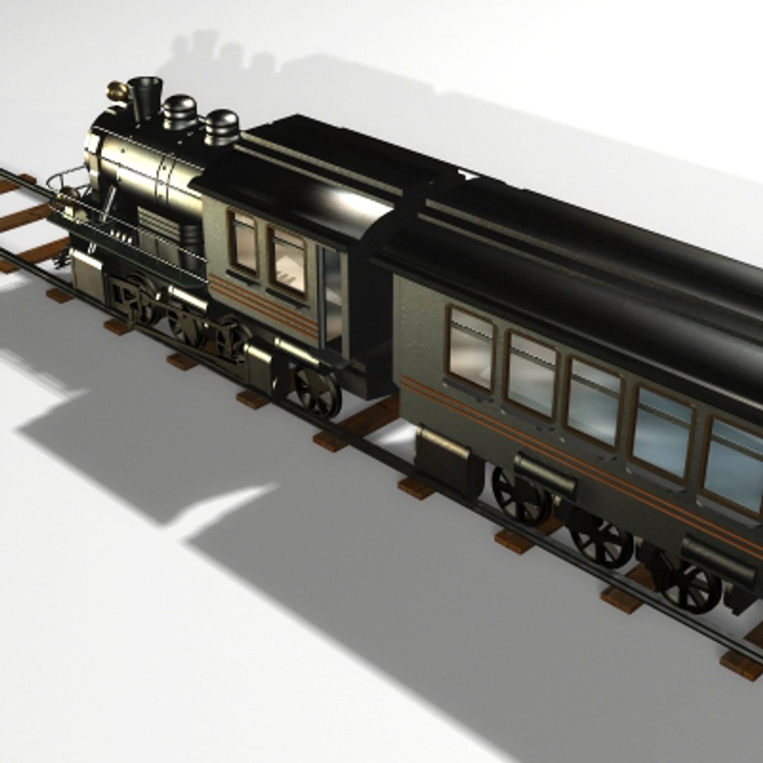 Locomotive Engine 3d Model