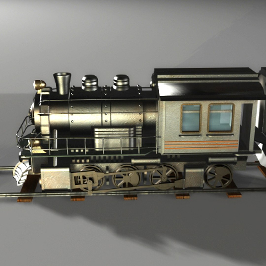 Locomotive Engine 3d Model